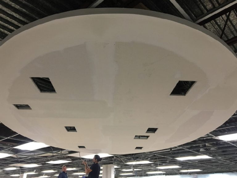 Plafond et retombée de Gypse | Construction Projex